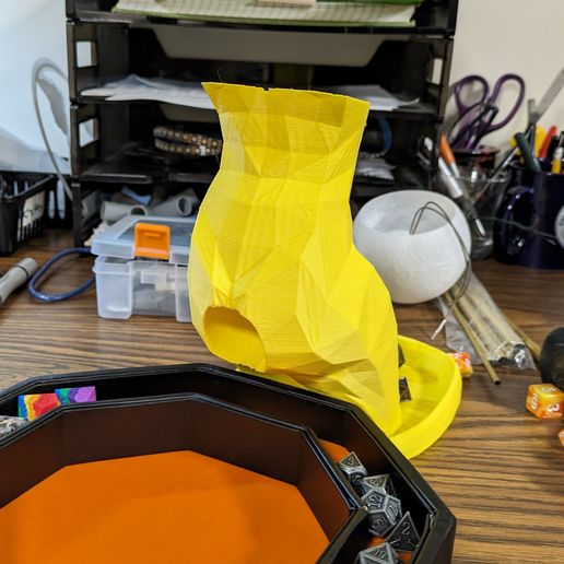 STL file Low Poly Poop Shoot Dice Tower 🎲 ・3D print object to download ...