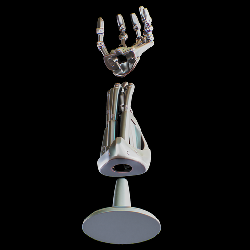💪 T800 - Terminator Arm - Joystick holder - Joystick Holder・ STL File ...