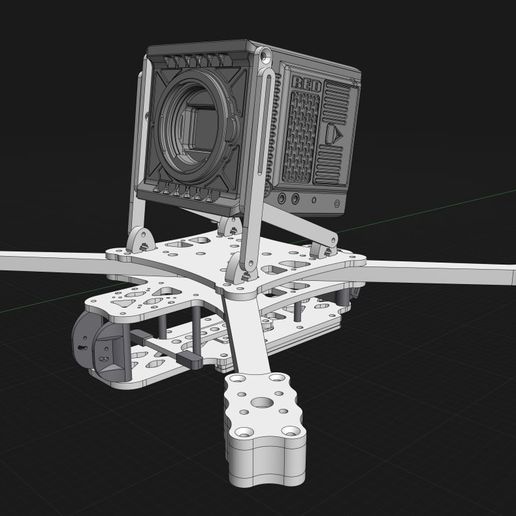 Fichier STEP FPV Cinelifter 9" x8 (BL9) 📱 ・Modèle pour impression 3D à télécharger・Cults