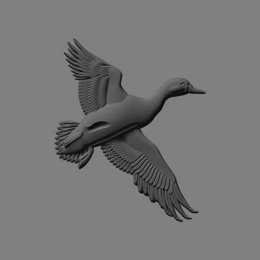 STL file duck stl cnc design 🦆 ・3D print model to download・Cults