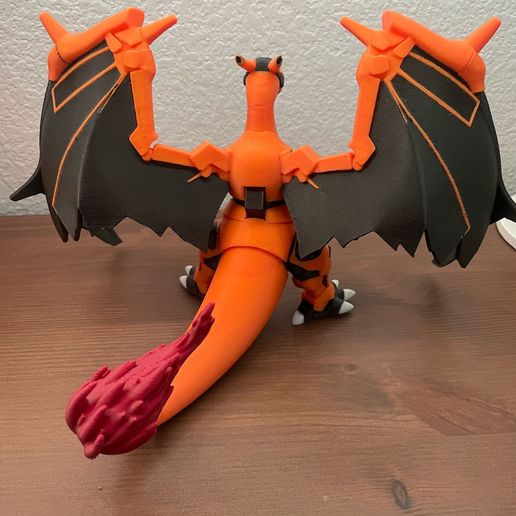 🐉 Mecha Charizard - Robotic Armor・ 3D File for 3D printing・Cults