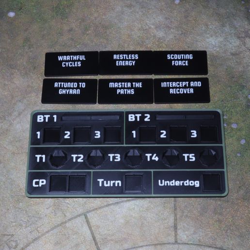 🎲 Scoring Board / Game Tracker - AoS 4th compatible・ STL File for 3D ...