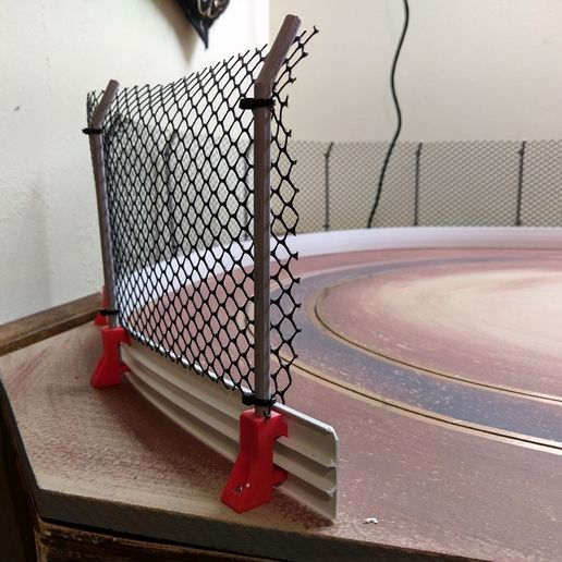 🚗 Slot Car Track Wall Supports and Fence Posts・Free STL File for ・Cults