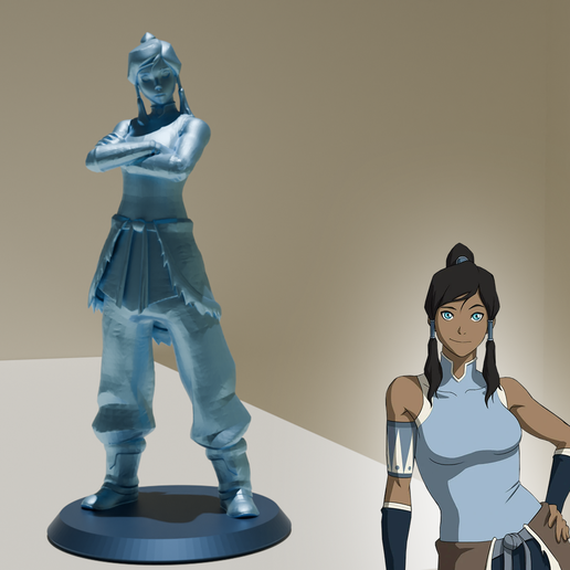 STL file avatar korra - THE legend of korra 🎲 ・3D printer model to ...