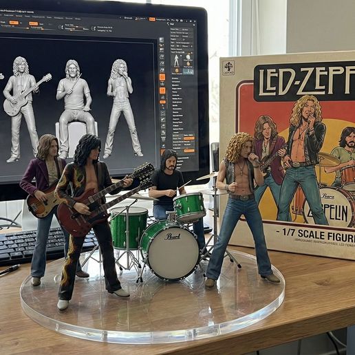 🌿 Led Zeppelin: Complete Collectible Pack - Plant, Page, Jones, and ...