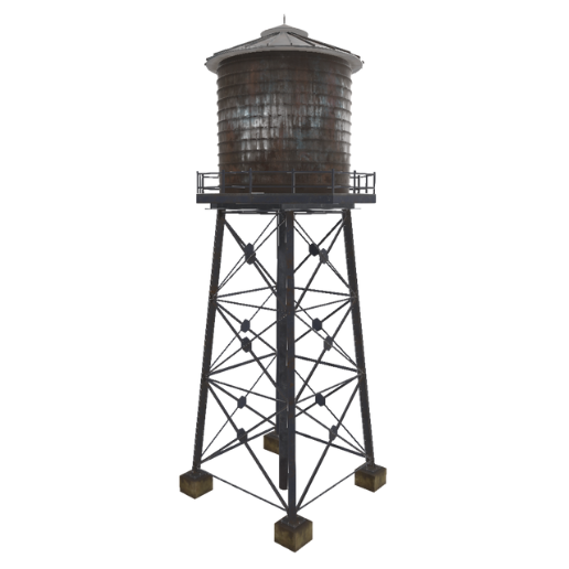 🚰 Vintage Water Tower 3D Model STL Printable・ STL File for 3D printing ...