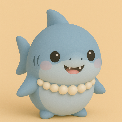 small shark drawing cute