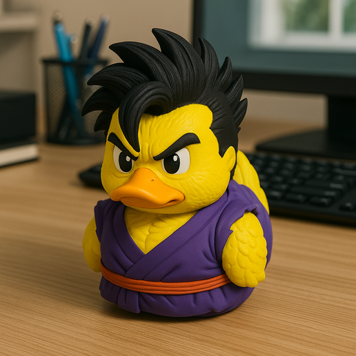 🦆 Rubber Duck - Songohan Dragon Ball Z model - 3d print・ 3D File for 3D ...
