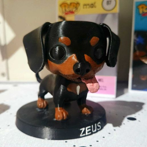 🐕 DACHSHUND FUNKO・ OBJ File for 3D printing・Cults