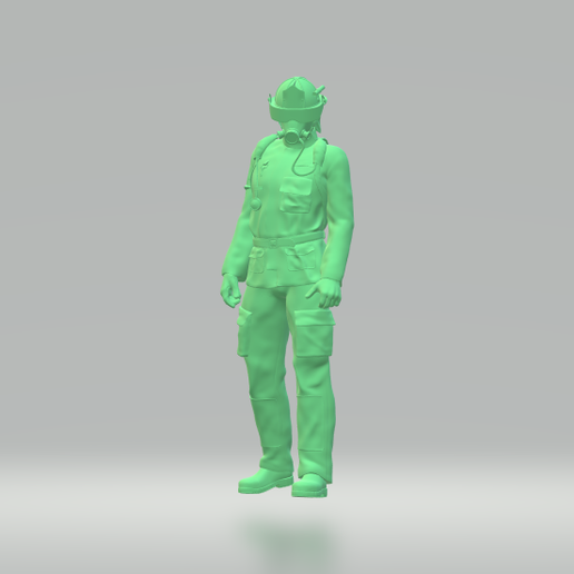 STL file fireman v2 🚒 ・3D printing design to download・Cults