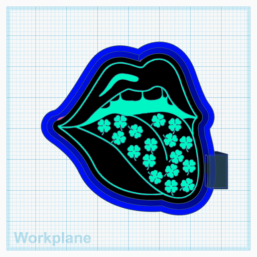 STL file Clover tongue ☘️ ・3D printing idea to download・Cults