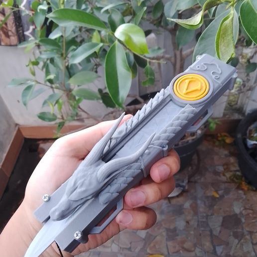 🐉 Assassins Creed Shadows Naoe's dragon hidden blade・3D Print with the ...