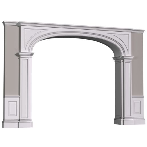 🚪 Archway in classic style. Arched interior doorway in a classic style ...