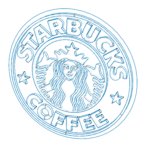 coloring pages starbucks logo