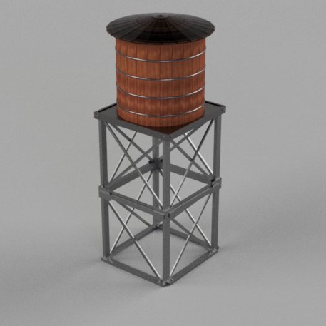 🚰 NYC WATER TOWER FOR MARVEL LEGENDS WATER TOWER・ STL File for 3D ...