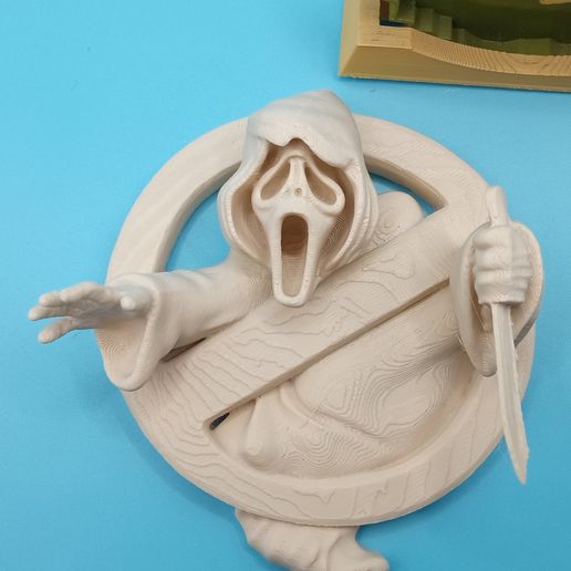👻 Scream Ghostface Ghost Busters Figure Halloween・ STL File for 3D ...