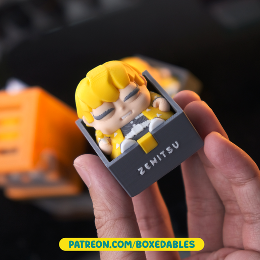 🎨 Zenitsu - Boxedables [Fan Art]・ 3MF File for 3D printing・Cults