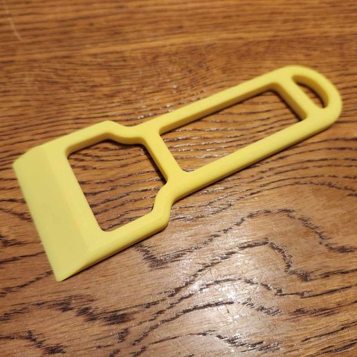 🖨️ 3D Printer Bed Scraper V2・Free STL File for 3D printing・Cults