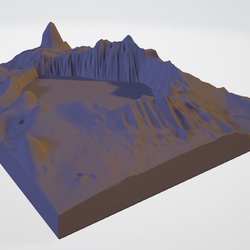 ⛰️ MOUNTAIN-7- 3D STL MODEL mountain-mount・ STL File for 3D printing・Cults