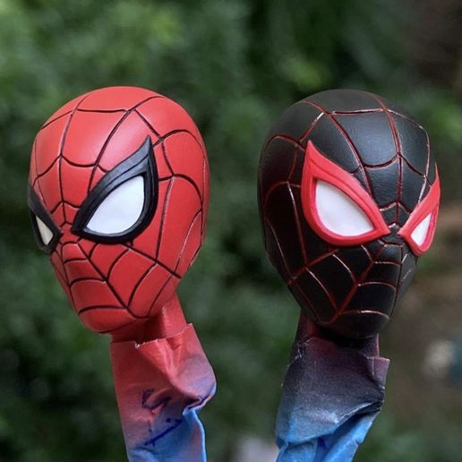 🗿 Spider-Man PS4 Head for Action Figure・ STL File for 3D printing・Cults