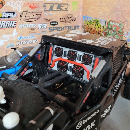 🔨 LOSI HAMMER REY RADIATOR・ STL File for ・Cults