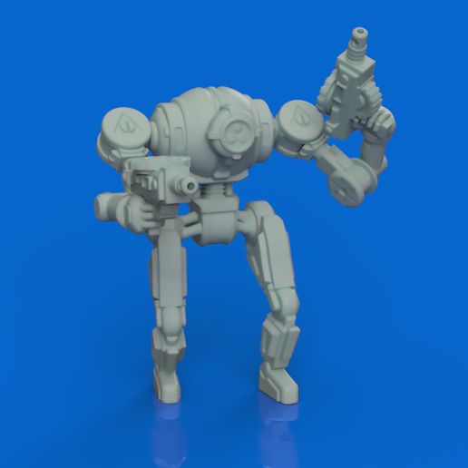 🤖 Round Bot Freebie・Free STL File for 3D printing・Cults