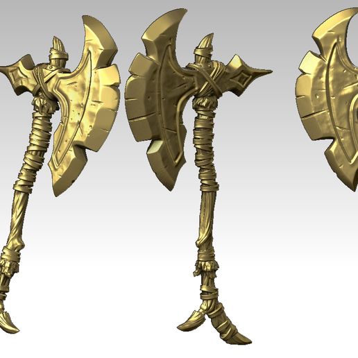 STL file Stylized Axe 3D print model 🪓 (OBJ)・Model to download and 3D ...