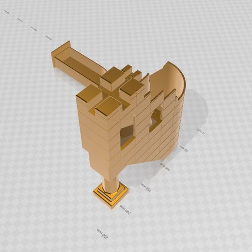 🥼 Bambu Lab - Poop Bucket, Filament Waste Bin (castle design)・ STL File ...