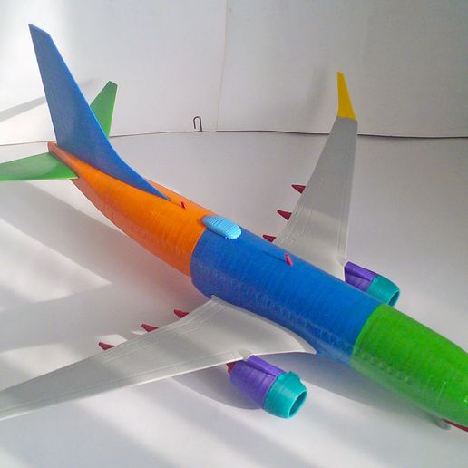 ⬇️ 181213 Model kit 737-700 Sharklet Down scale 1/100・ 3D File for 3D ...