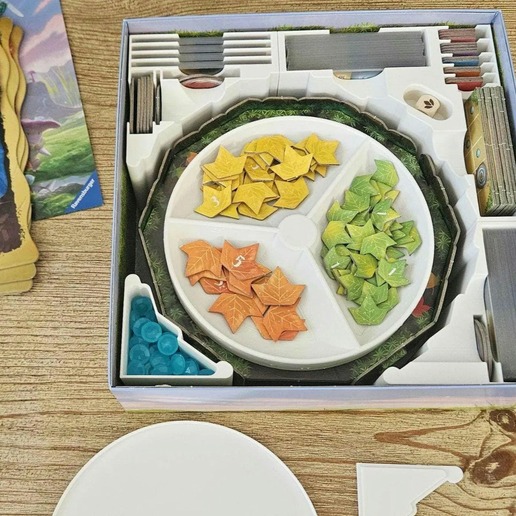 📦 Mycelia Box Insert with Leaf Tray! (Ravensburger) No Lid Lift!・ 3D File for 3D printing・Cults