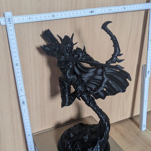 3D printed Undead Elf Archer Leader Attack • made with Bambu Lab X1C・Cults