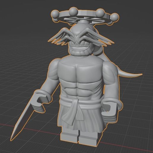 👾 Mahoraga LEGO Custom Minifigure | Jujutsu Kaisen STL | 3D Print for ...