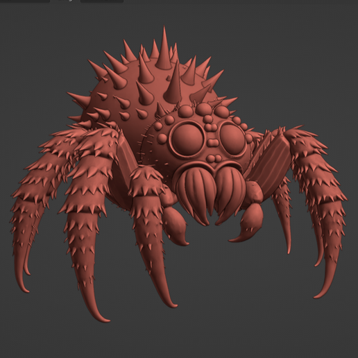 🕷️ Spider mini for D'N'D・Free STL File for 3D printing・Cults