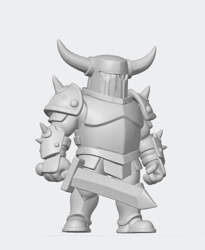 🎲 PEKKA figurine Clash of Clan Royal・ STL File for 3D printing・Cults