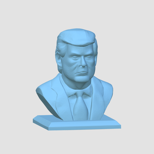 STL file Donald Trump Bust 👤 ・3D printer design to download・Cults
