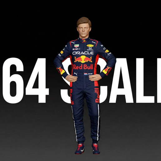 👾 Max Verstappen・ STL File for 3D printing・Cults