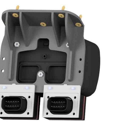 💨 Fueltech Ft450 550 Dash Bracket - Top Mount Inclined 25°・ 3D File for ...