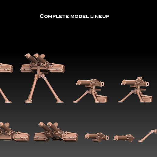 🔫 Swedish Ksp M36 Machine Gun・Archivo 3D para Impresión 3D・Cults