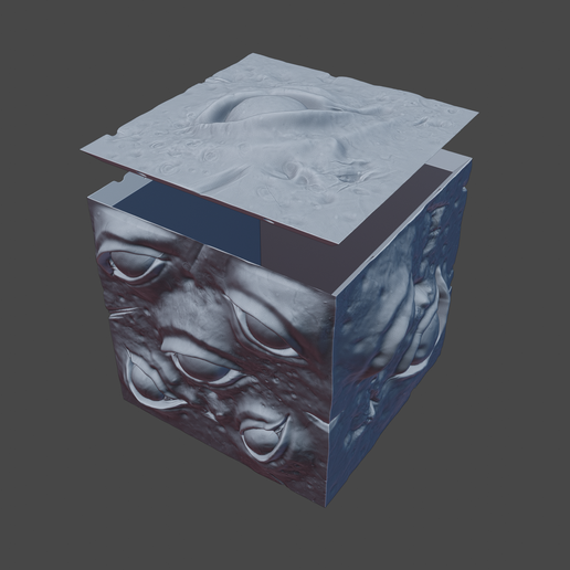 🎲 Prison Realm Gojo Satoru Dice with Dicebox - Jujutsu Kaisen・ STL File ...