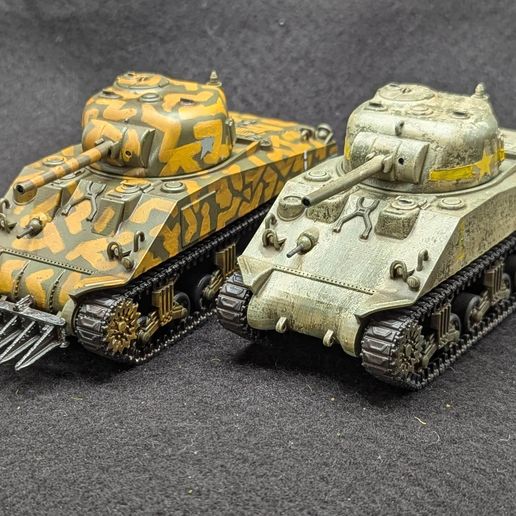 🪖 M4A2 Sherman 75mm Medium Tank (US, WW2)・ 3D File for 3D printing・Cults