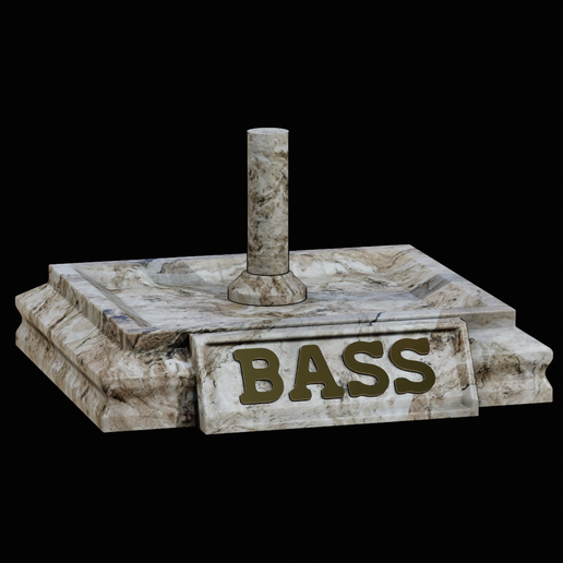 🐠 fish Largemouth Bass / Micropterus salmoides trophy statue detailed ...