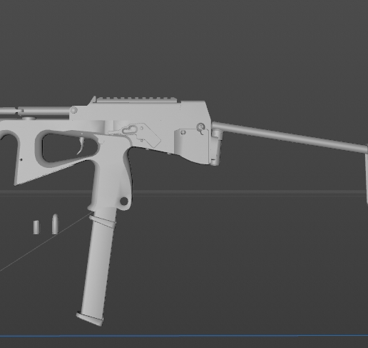 OBJ file Russian PP-2000 submachine gun-2 🦸 ・3D print design to ...
