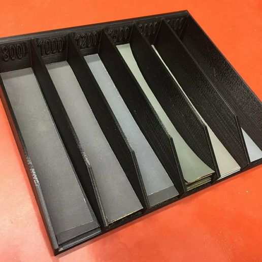 Free 3D file Sandpaper Strip Tray/Drawer & Organizer For Mini Sanding ...