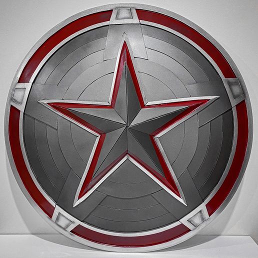 Download STL file Red Guardian Shield • 3D printable design ・ Cults