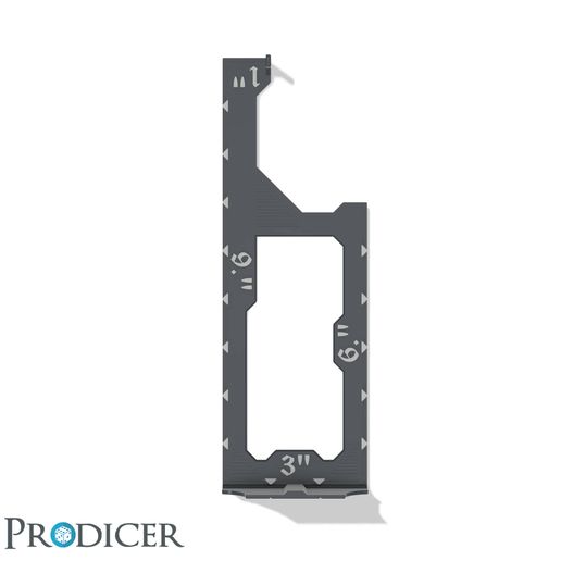 📏 Vertical 9 inch Pro Batte Ruler by PRODICER・ STL File for ・Cults