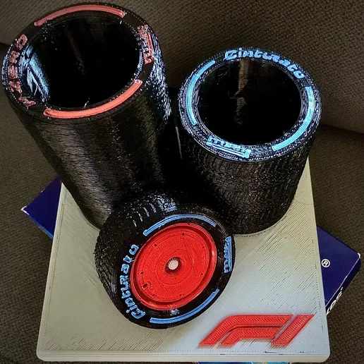 ️ F1 Tyre Pencil Holder・Free 3D File for ・Cults