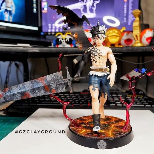 🗿 Asta first Demon Form・ OBJ File for ・Cults