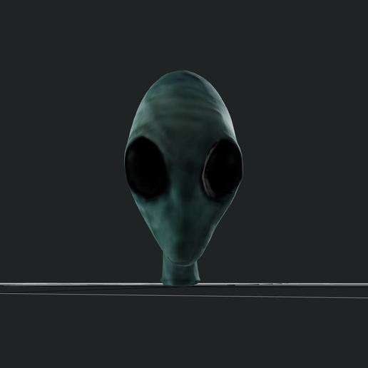 👽 2 Aliens Head - Two versions・ STL File for 3D printing・Cults