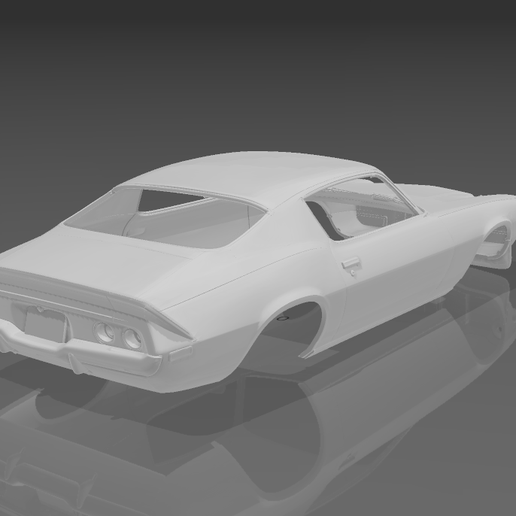 🚙 Chevrolet Camaro 1970 Shell Body - Divided Parts for Easy Printing ...
