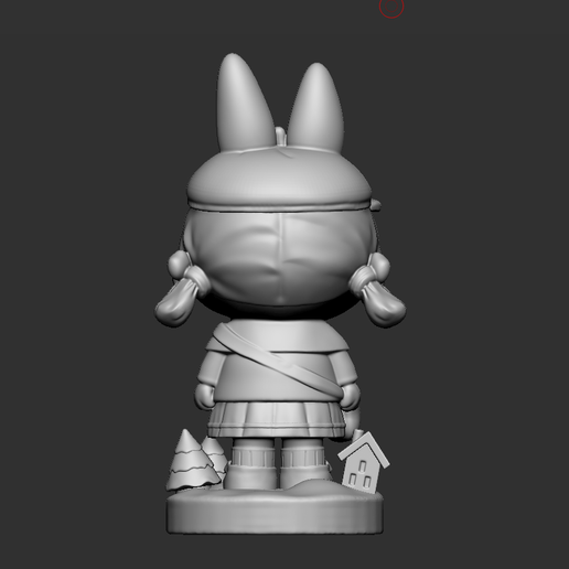 STL file Labubu Noel Female ♀️ ・3D printer model to download・Cults